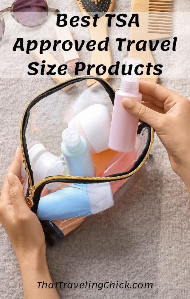 Best TSA Approved Travel Size Products | That Traveling Chick: Female ...